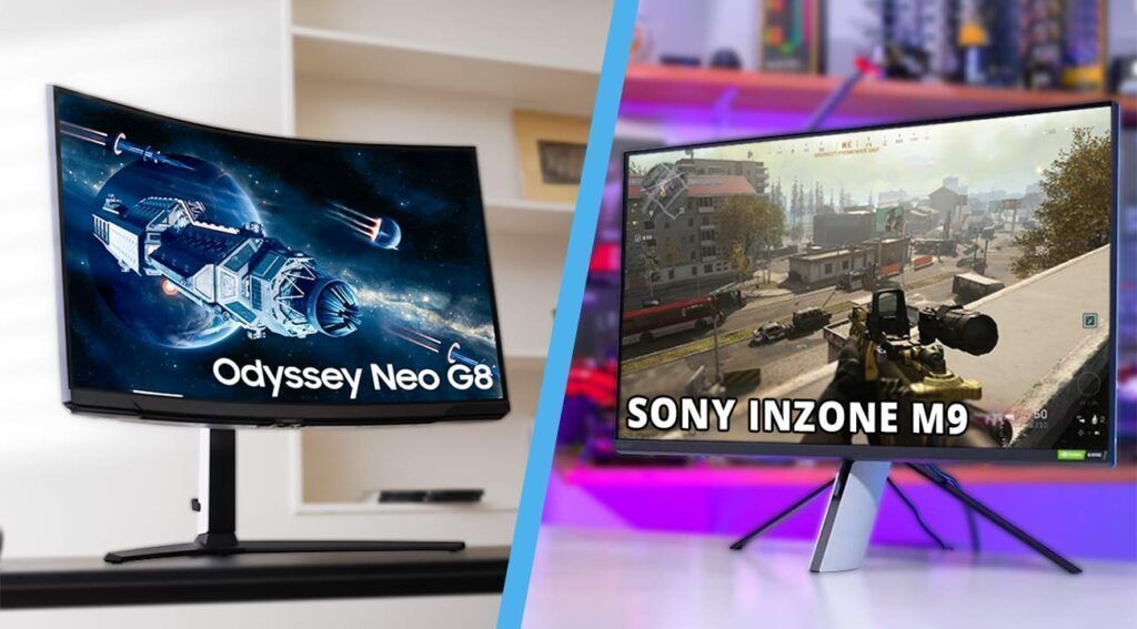 Sony Inzone M9 vs Samsung Odyssey Neo G8: Which is the Best 4K Monitor?