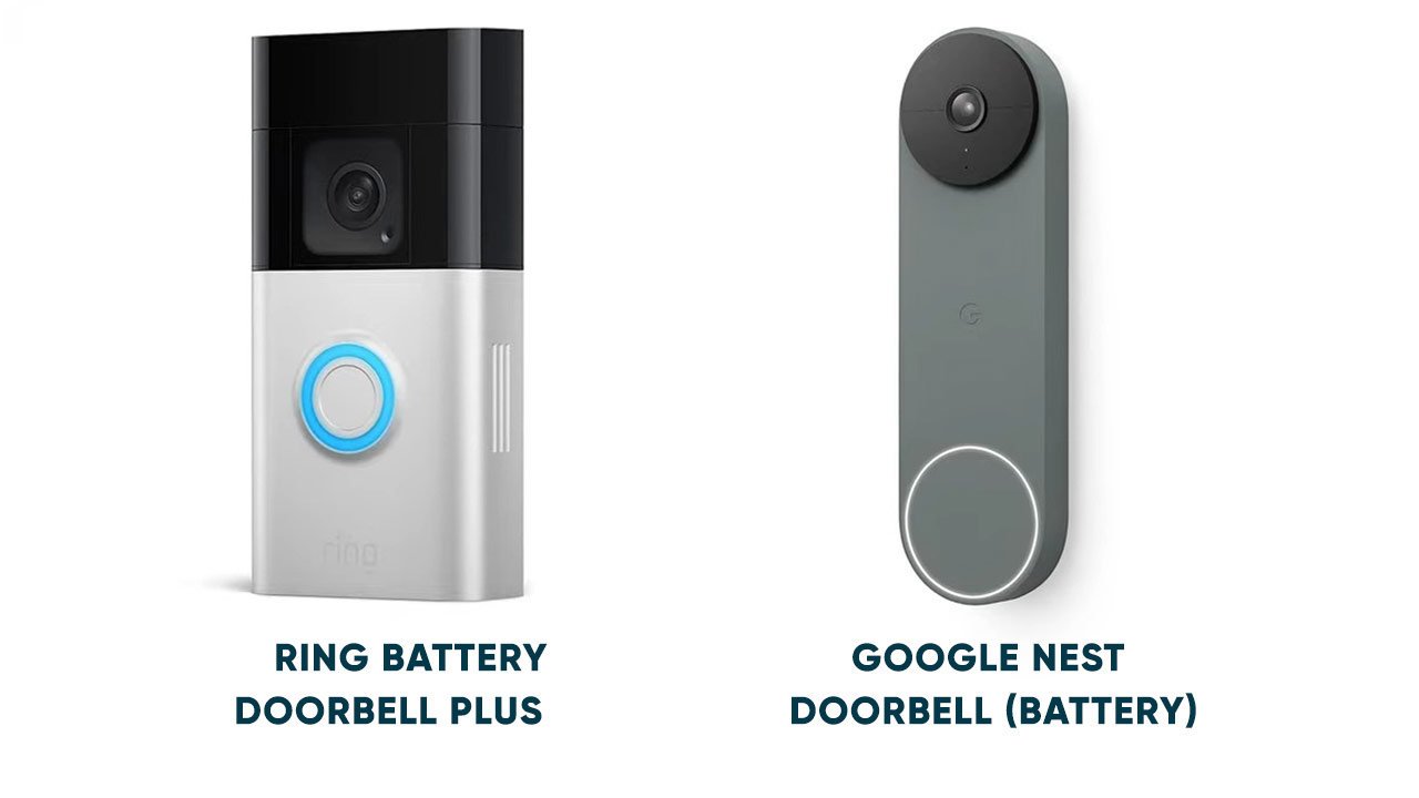 Ring Battery Doorbell Plus vs Google Nest Doorbell (Battery)